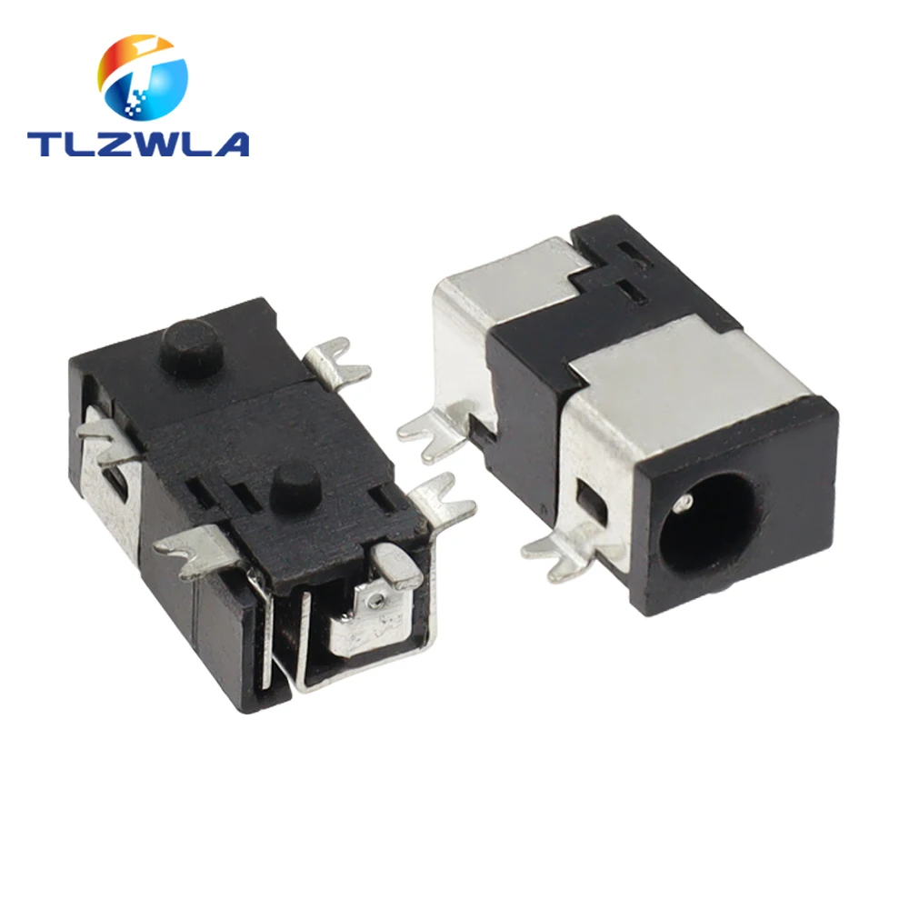 10PCS DC Power Socket Jack DC-011C DC011C 2.5x0.7mm SMT 5Pins 2.5mmx0 ...
