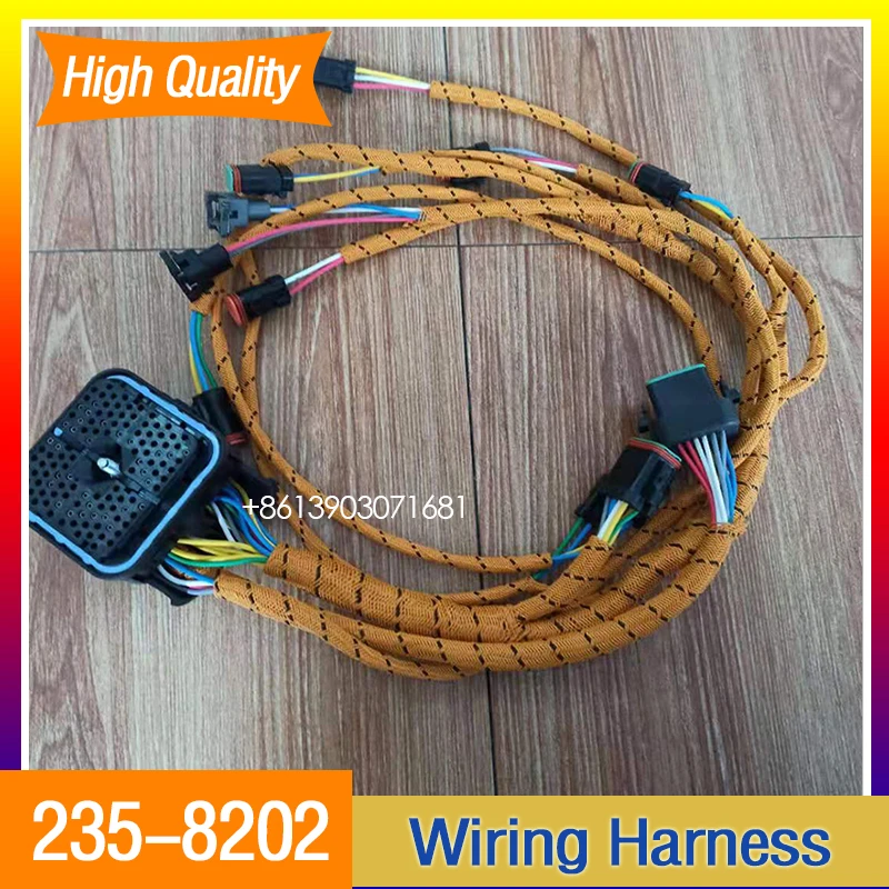 For-Caterpillar-C9-235-8202-Engine-Wiring-Harness-330D-E330D-336DL-Wire ...
