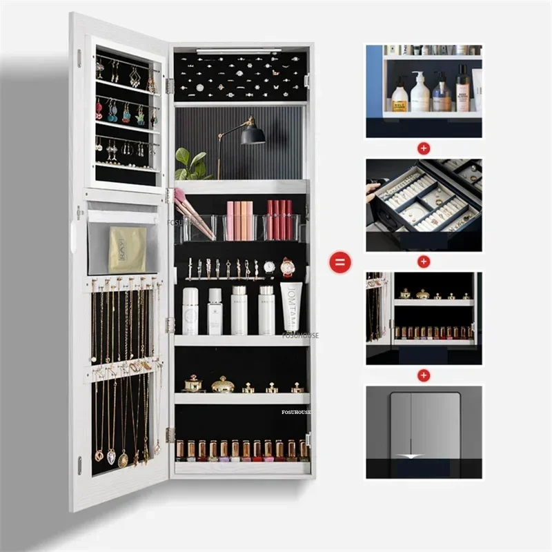 Full-length-Mirror-Bedroom-Cloakroom-Storage-Mirror-Cabinets-Clothing ...