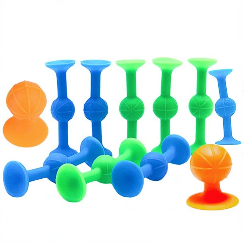 2022 Rubber Family Interactive Toy Sucker Toys Silicone Target Marker ...
