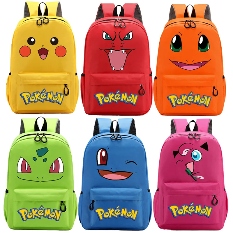 Mochila-escolar-Pok-mon-Pikachu-para-escuela-primaria-mochila-de-gran ...