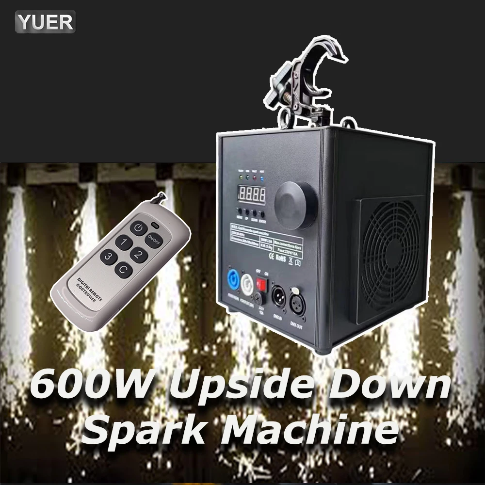 New 600w Upside Down Spark Machine Dmx Wireless Remote Cold Spark ...