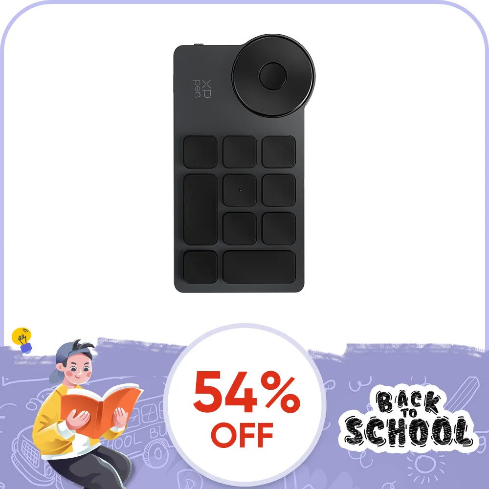 XPPen-Wireless-Shortcut-Remote-Express-Key-Bluetooth-5-0-Customizable ...