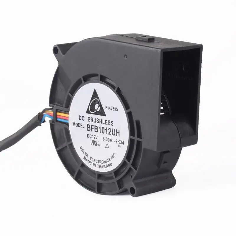 델타 터보 송풍기 BFB1012UH 12V 6A 9.7cm용 원본 9733 초강력 고풍량 배기팬 냉각팬 - 노트북-마더보드.com