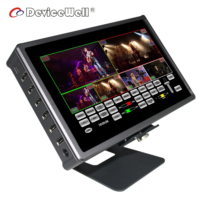 DeviceWell HDS7105S HDS8107 Video Switcher Touch Screen 4*HDMI ...