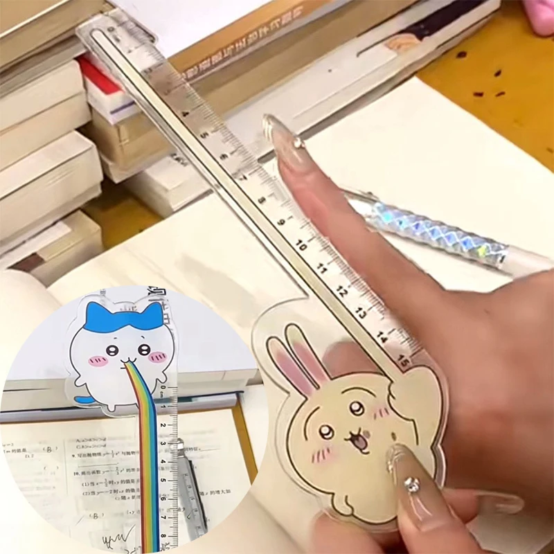15cm-Chiikawa-Hachiware-Straight-Ruler-Anime-Bookmark-Ruler-School ...