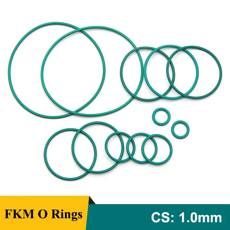 10-50pcs-FKM-O-Ring-Sealing-Gasket-CS-1mm-OD-4-30mm-Insulation-Oil ...