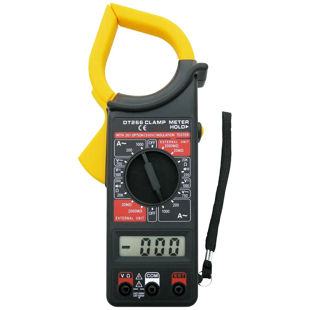 DT266-LCD-1999-Count-Digital-True-RMS-Professional-Clamp-Meter-AC-DC ...