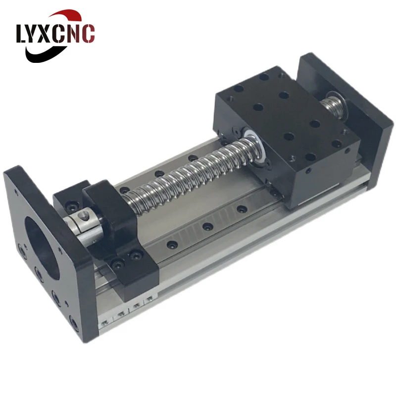 100/200/300mm Effective Stroke Sfu1204 1605 1610 Ballscrew 16mm Linear Guide Slide Motion Rail ...