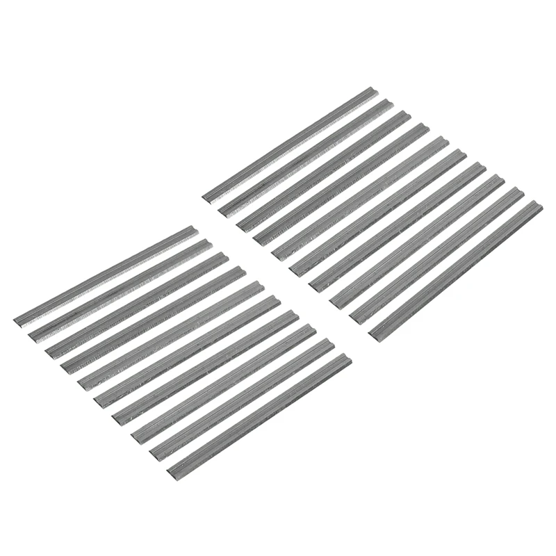 20Pcs 82mm Electric Planer Blades HSS Reversible Wood Planer Knives ...