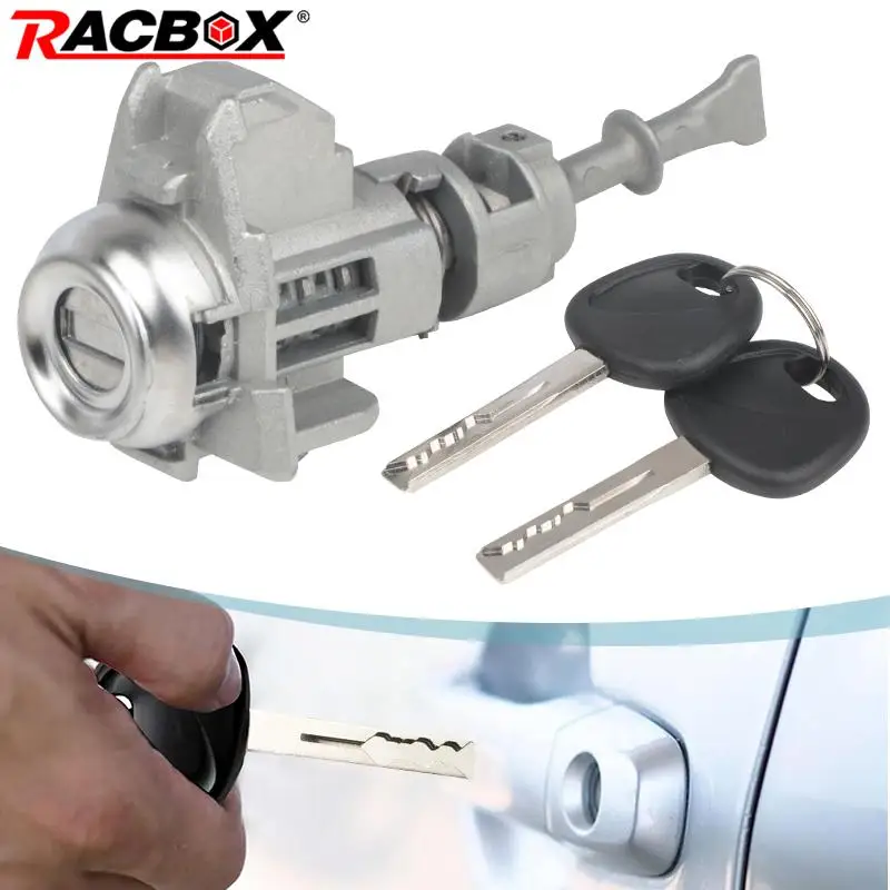 1 Set Front Left Hand Door Lock Cylinder w/Key Set for Kia Rio 2012 ...