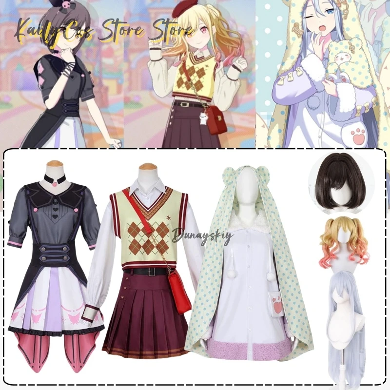 PJSK Neo Cosplay Anime Shinonome Ena Costume Tenma Saki Uniform Bag ...
