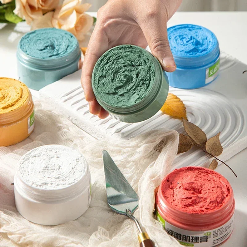 200g/450g Sculpture Paste Relief Painting Materials Scraper Painting ...