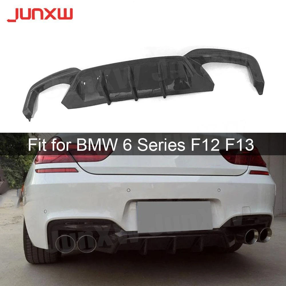 Carbon Fiber Rear Diffuser Fit For Bmw 6 Series F06 F12 F13 640i 650i M ...