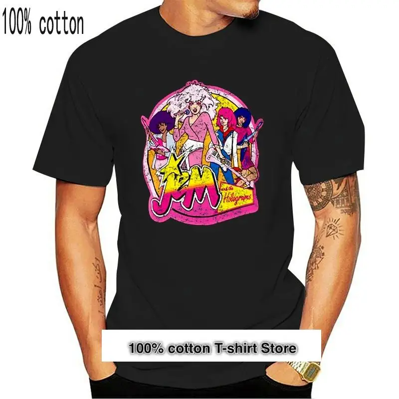 Camiseta-de-dibujos-animados-de-Jem-y-los-hologramas-de-los-80s-camisa ...