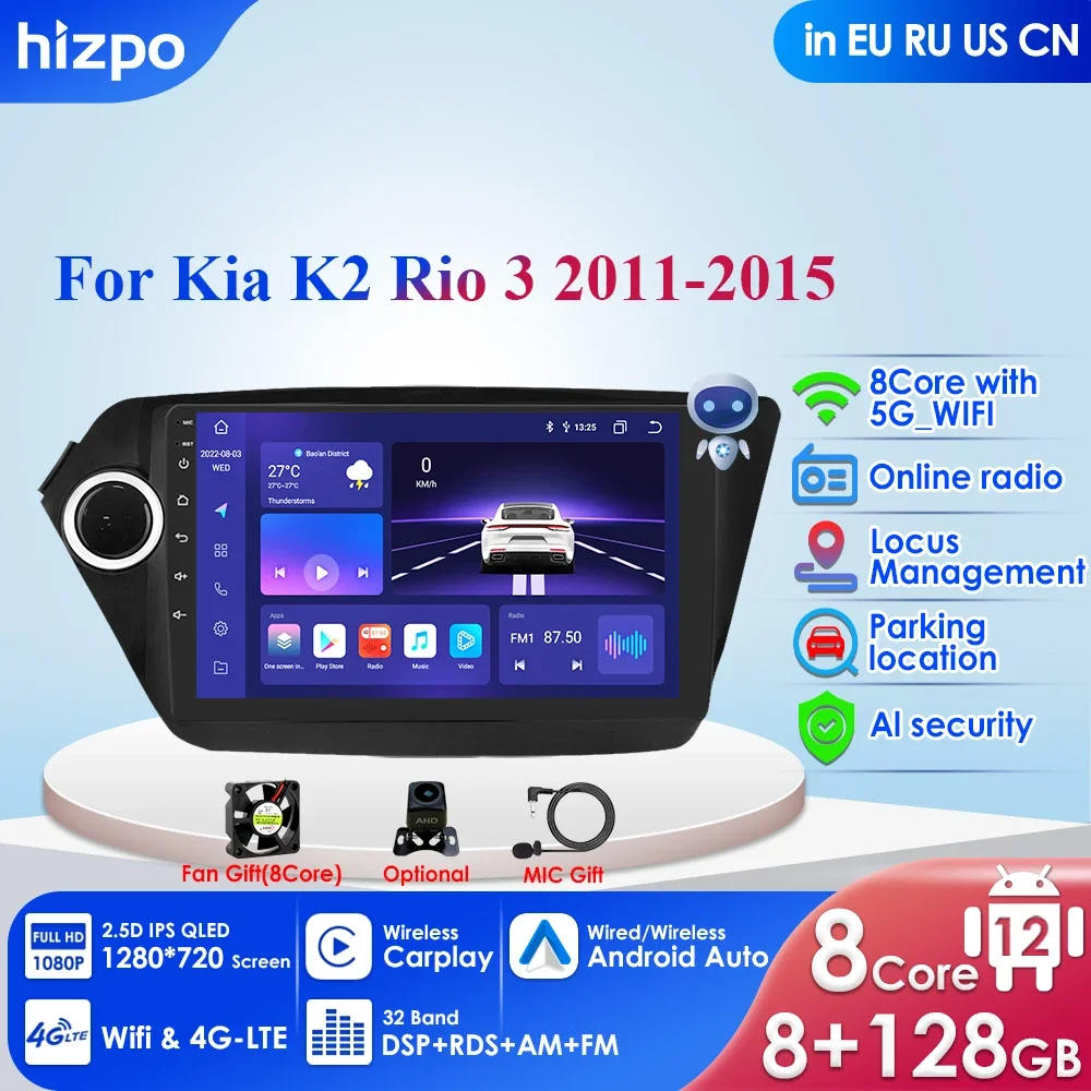 8G-128G-2din-Android-12-CarPlay-Car-Radio-GPS-Navigation-Multimedia ...