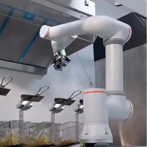 AI Powered 6 Axis Robotic Arm For Fried Chicken Shops Automated Oil ...