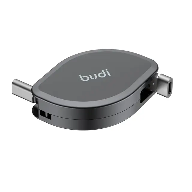 BUDI 4 In1 PD 65W&20W Retractable USB C PD Type C High-speed Charge ...