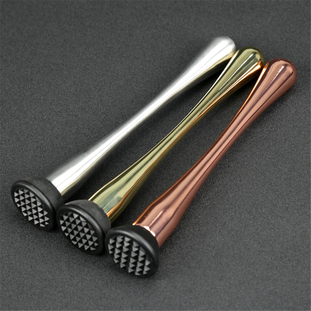 Bar-Cocktail-Muddler-Mojito-Stainless-Steel-Bar-Mixer-Barware-DIY-Drink ...
