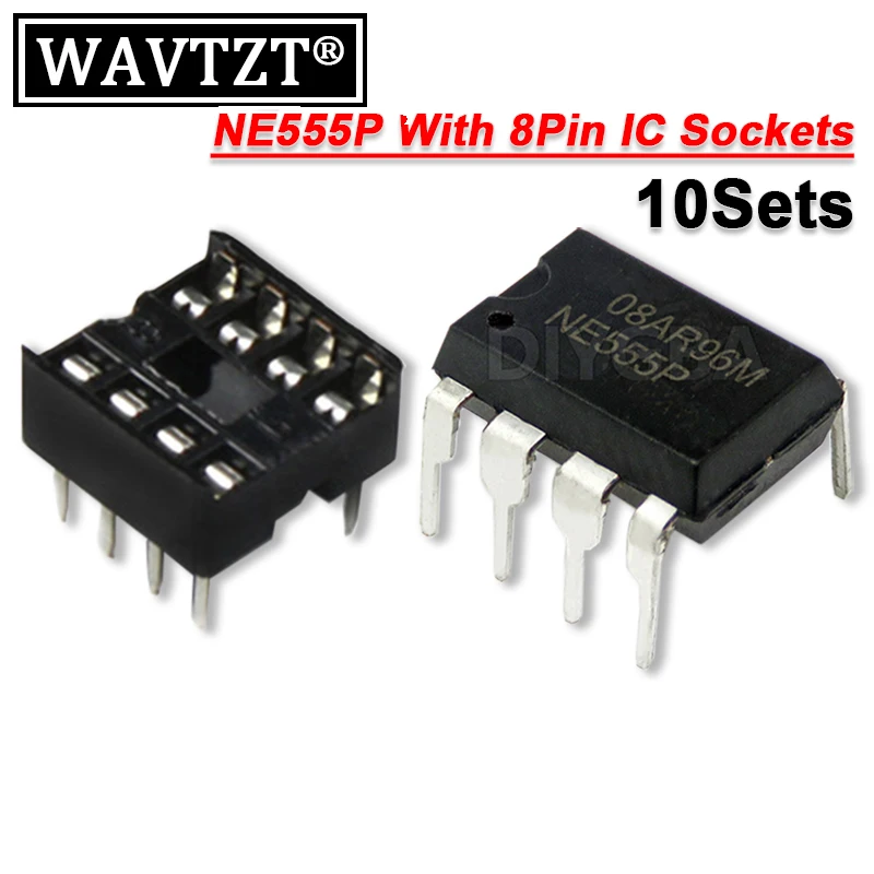 20-piezas-100-nuevo-NE555P-IC-NE555-NE555N-555-temporizadores-DIP-8 ...