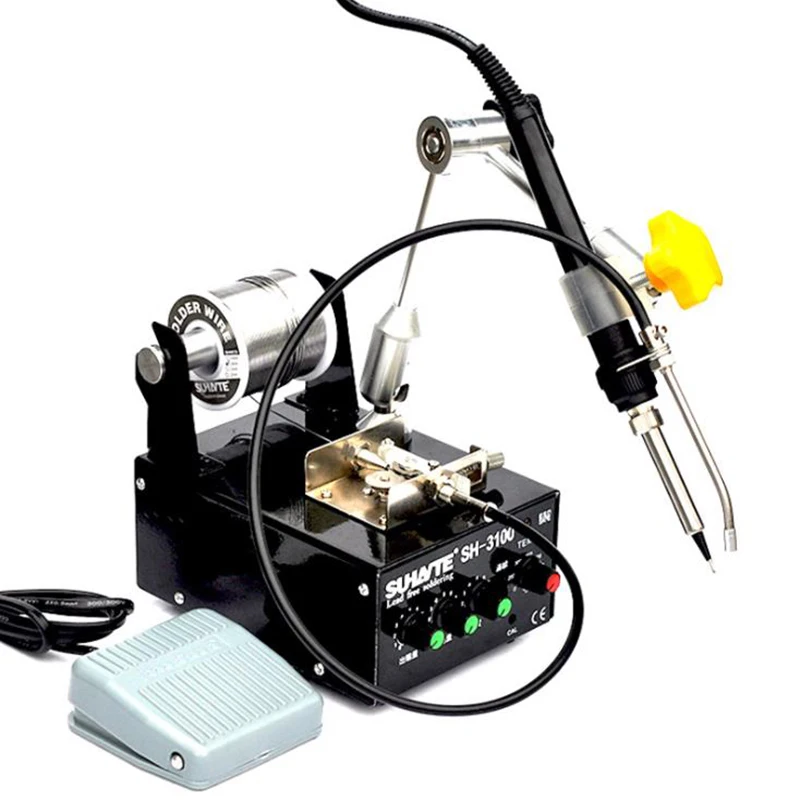 220V Soldering Machine foot pedal automatic soldering soldering gun ...
