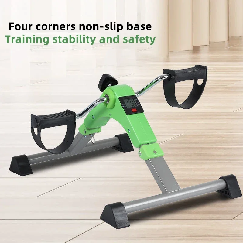 Mini Exercise Bike Foldable Bicycle Elderly Indoor Household Leg ...