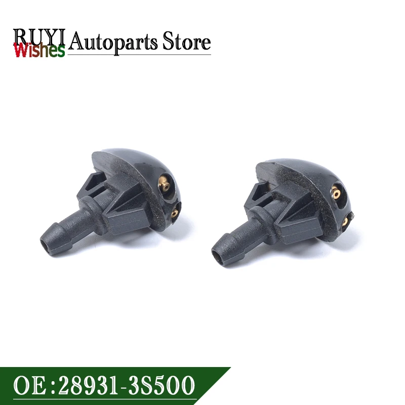 2PCS Windshield Washer Nozzle Jet Front Left Right for Nissan 28931 ...