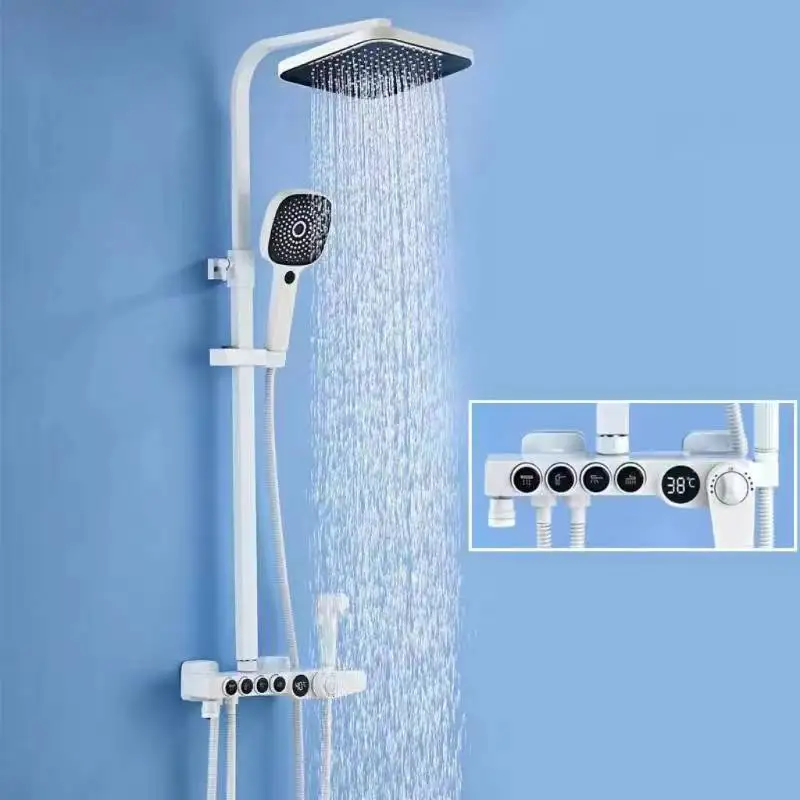 Bathroom Shower Faucets | Copper Bathroom Faucet | Shower Sets Bathroom ...