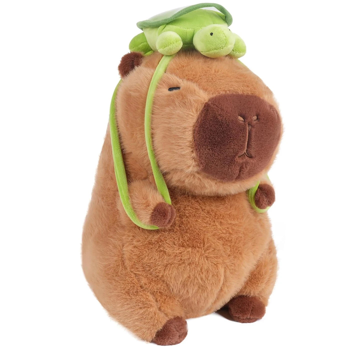 Peluche-de-Capybara-con-mochila-de-tortuga-para-ni-os-juguetes-de ...