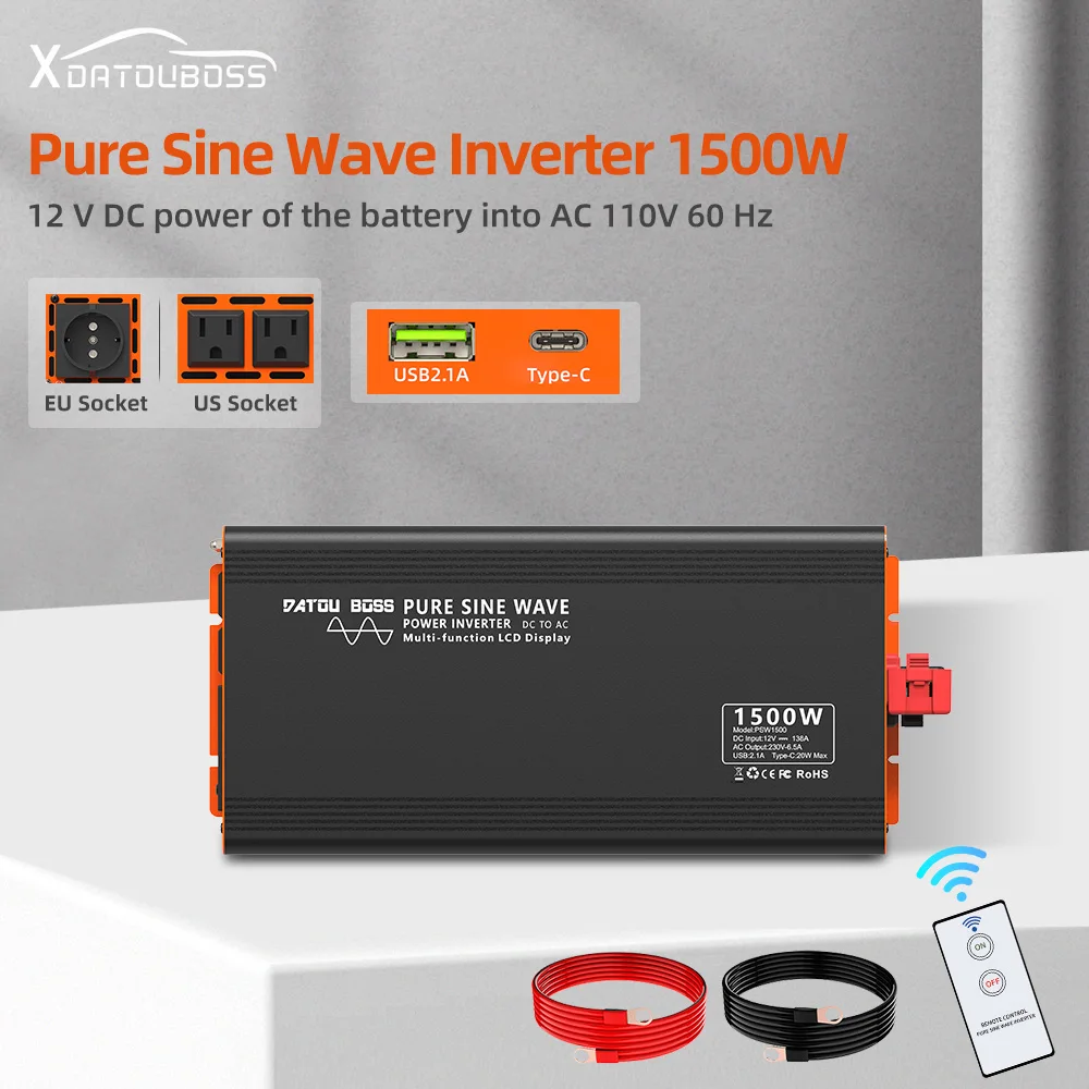 DATOU-Boss-Inverter-Pure-Sine-Converter-12v-110v-3000w-60hz-Inverter ...