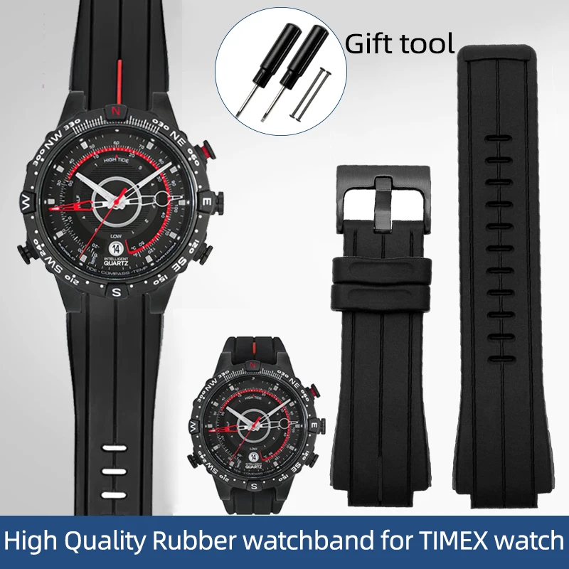 Correa-de-reloj-de-goma-de-alta-calidad-para-reloj-TIMEX-Correa ...