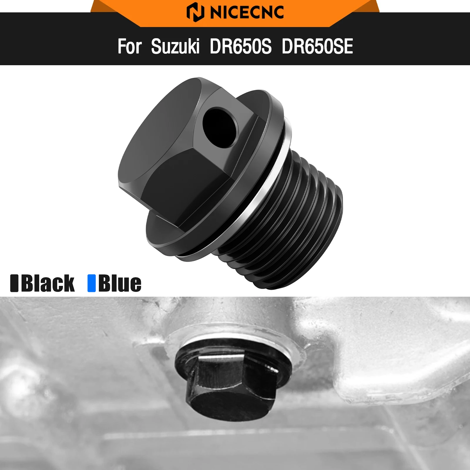 For Suzuki DR650S DR650SE DR650S/SE 1996-2024 Magnetic Oil Drain Plug ...