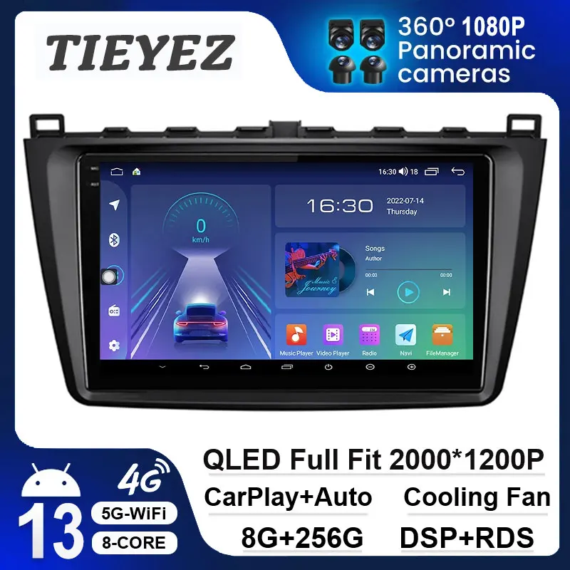 For Mazda 6 GH 2007 -2012 4G Car Radio Multimedia Video Player ...