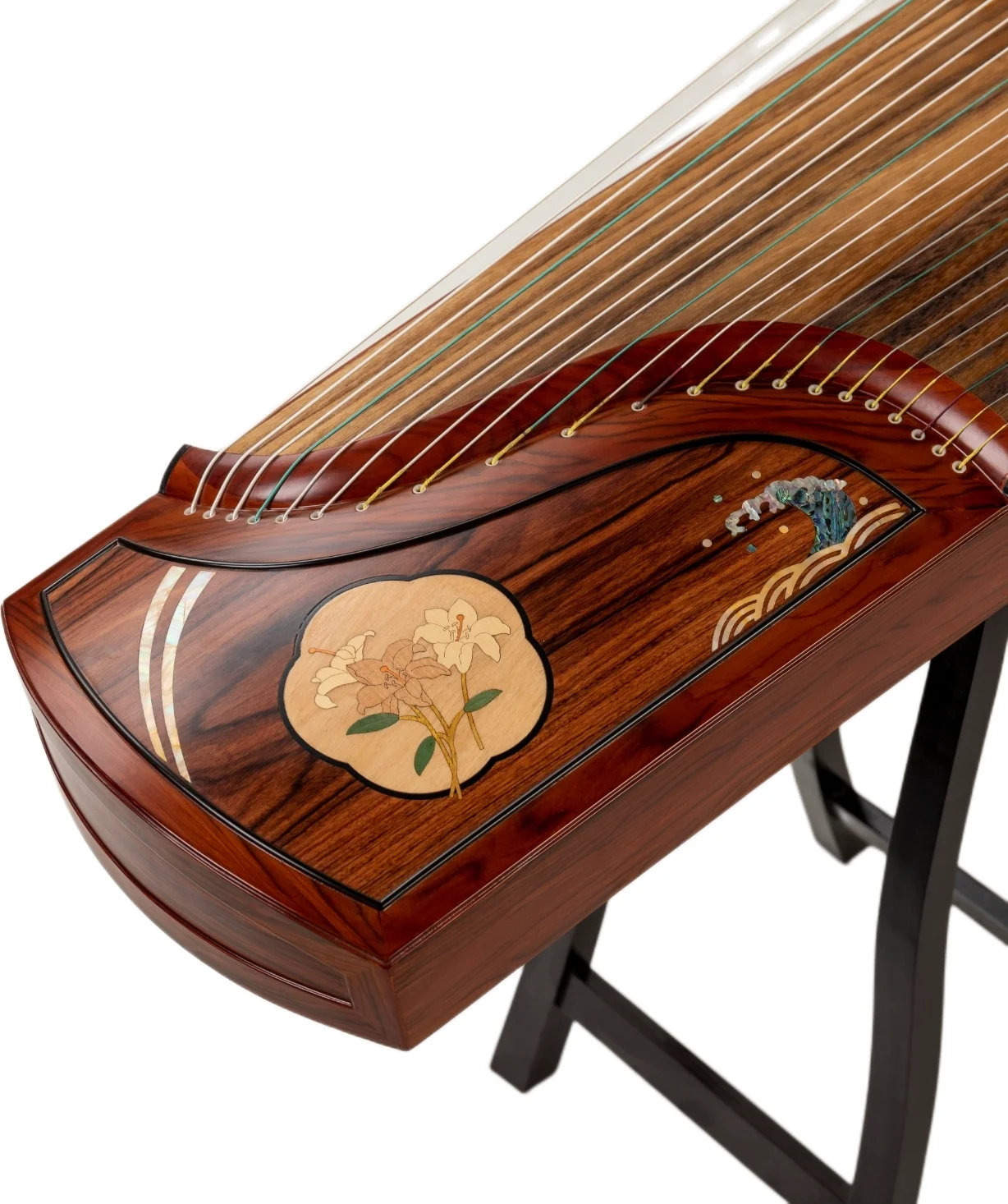 Traditional-Chinese-guzheng-hand-dug-zither-21-string-national-musical ...