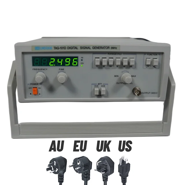 TAG-101D Digital Baixa Freqüência Signal Generator, 0.1Hz ~ 2MHz Bench Signal Generator