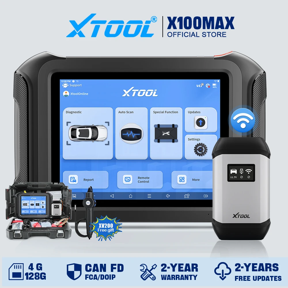 XTOOL X100 MAX Key Programmer With KC501 All Key Lost Car Diagnostic ...