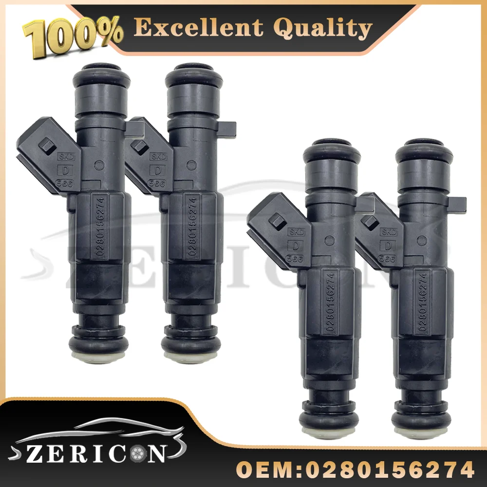 4PCS-High-Quality-0280156274-Fuel-Injector-Nozzle-032906031H-for-VW ...