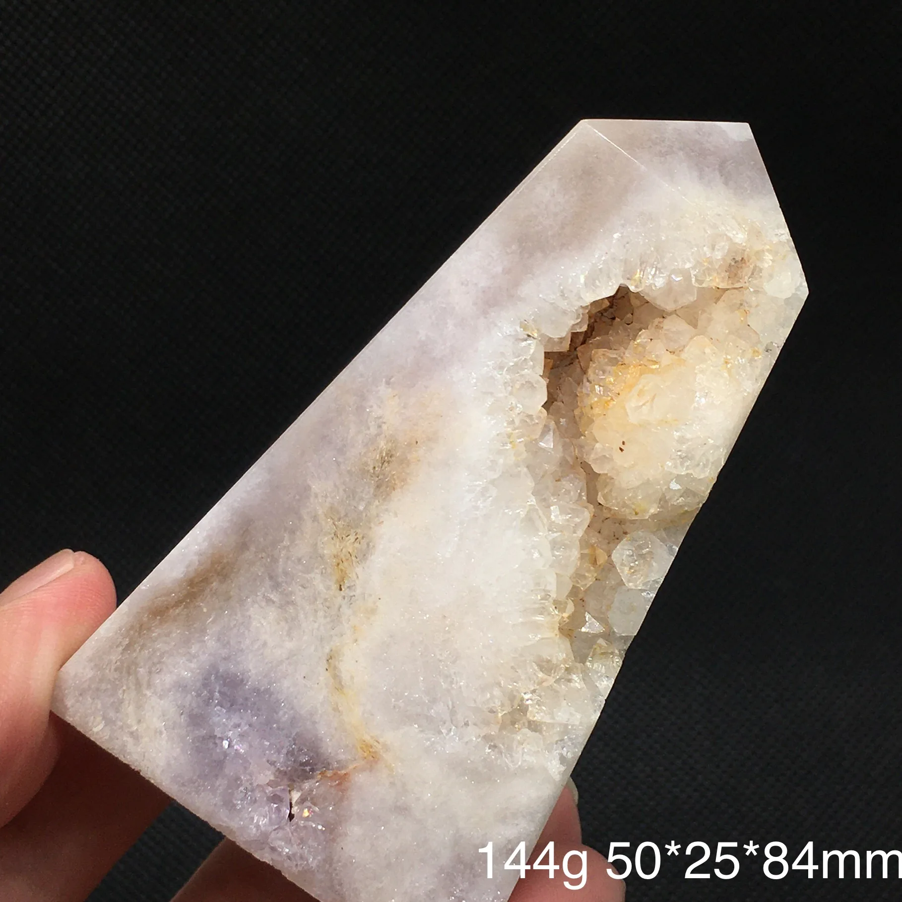 Natural-Stone-Sakura-Pink-Agate-Crystal-Tower-Polished-Quartz-Wand ...