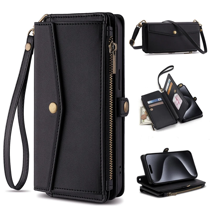 Luxury Leather Multi-Functional Flip Wallet Phone Case for OnePlus Ace ...