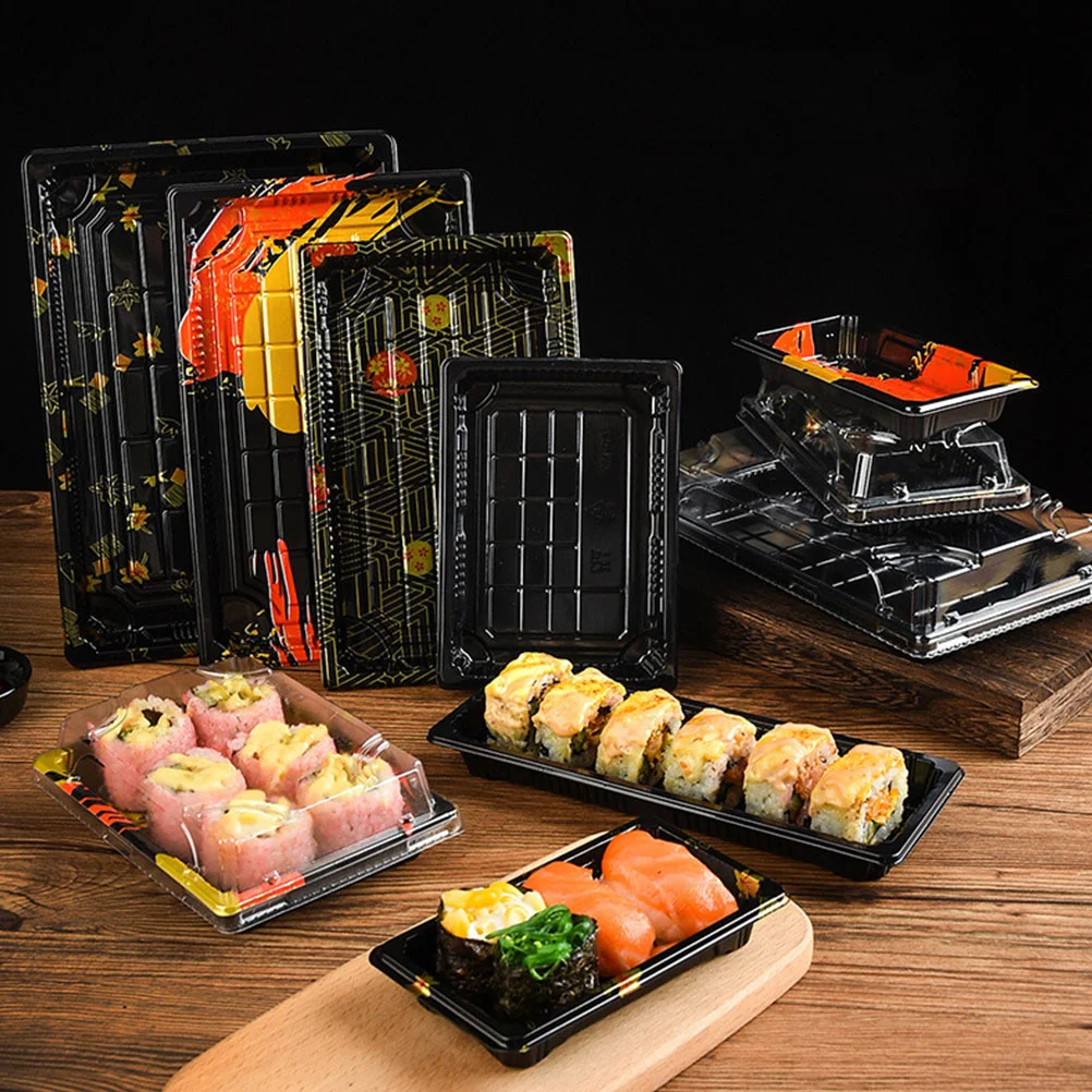 Premium Material Disposable Sushi Box Eco Friendly Packing Containers ...