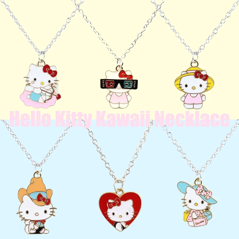 Sanrio-kawaii-hello-kitty-colar-dos-desenhos-animados-bonito-doce ...