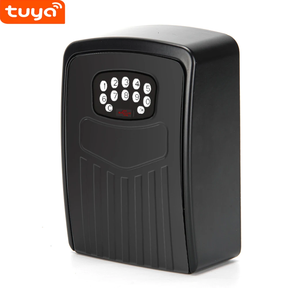 Tuya-Smart-Key-Lock-Box-Wall-Mounted-Zinc-Alloy-Key-Safe-Box ...