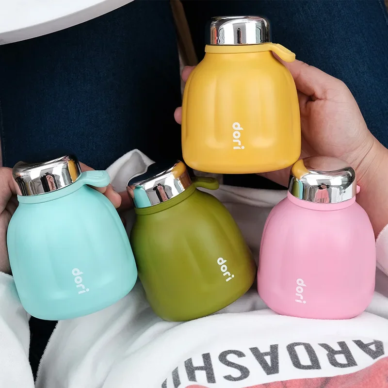 250ml-Mini-Pumpkin-Thermos-Stainless-Steel-Vacuum-Flask-With-Hand-Carry ...