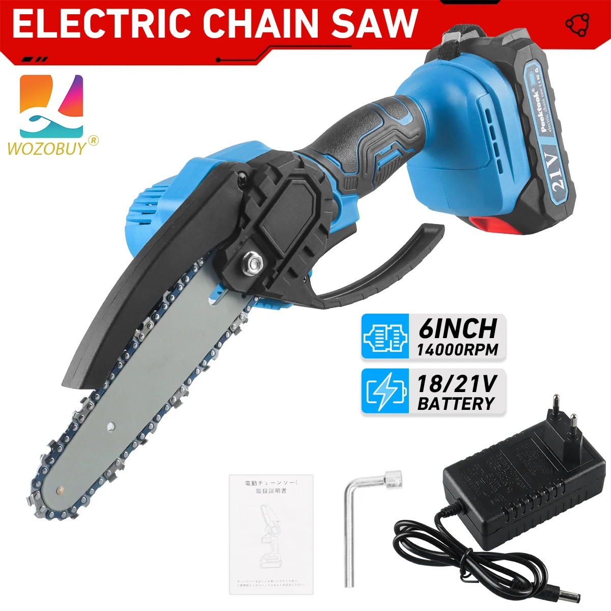 Cordless-4inch-6-Inch-Handheld-Portable-Electric-Chainsaw-21V-Battery ...