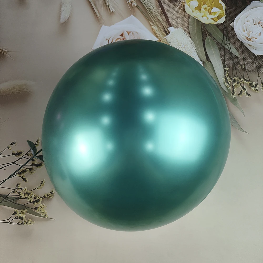 Nuevo globo de látex metálico brillante, globo de cromo dorado y ...