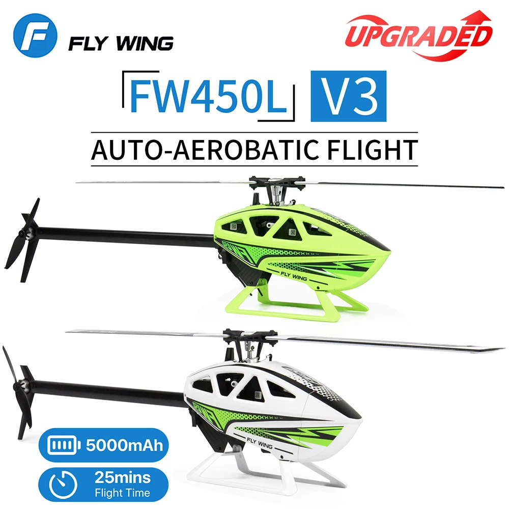 FlyWing-FW450L-V3-RC-Helicopters-Adults-Remote-Control-Helicopter-PNP ...
