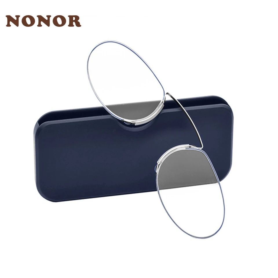 NONOR-Legless-Clip-Nose-Reading-Glasses-TR-Men-Eyeglasses-Reading-Mini ...