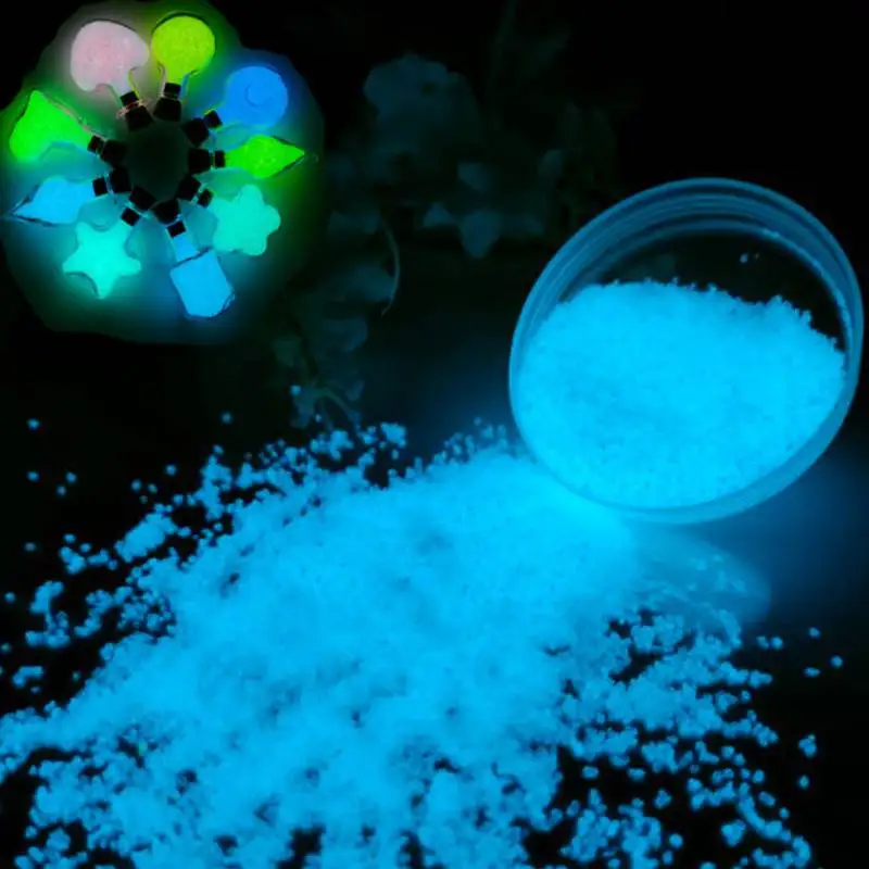 10g-DIY-Fluorescent-Super-luminous-Particles-Glow-Pigment-Wish-Bottle ...