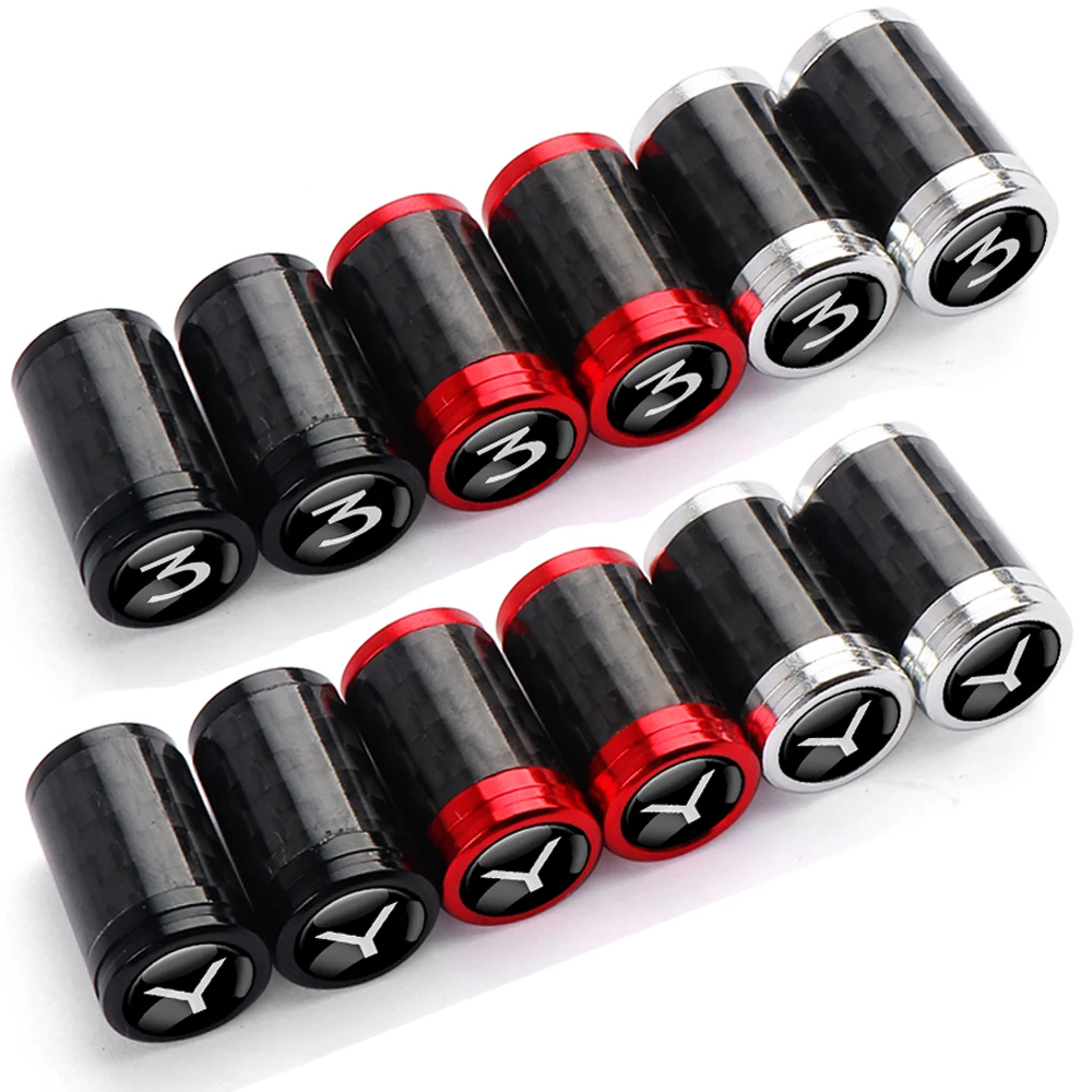 3D-Metal-Carbon-Fiber-Car-Styling-Wheel-Tire-Valve-Stem-Caps-Covers ...