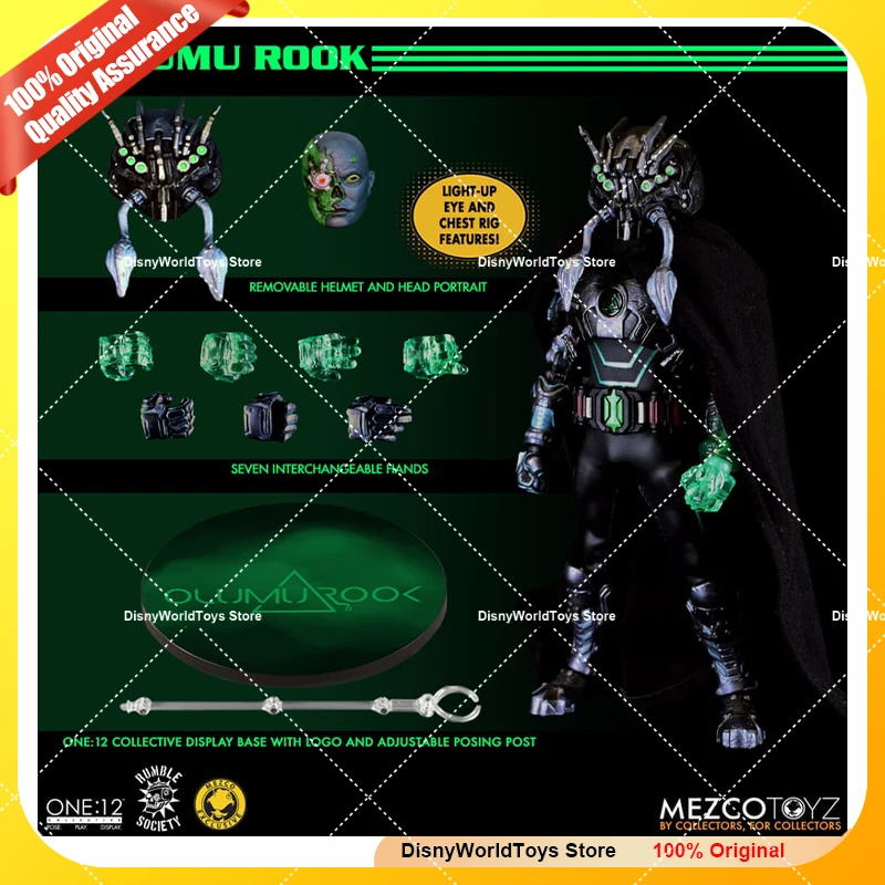 100-original-Mezco-1-12-Rumble-Society-Olumu-Rook-17cm-The-Void-Wars ...